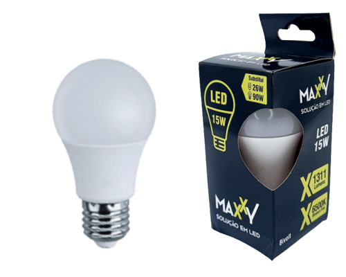 Lâmpada Led Bulbo 15W - Armazém 75